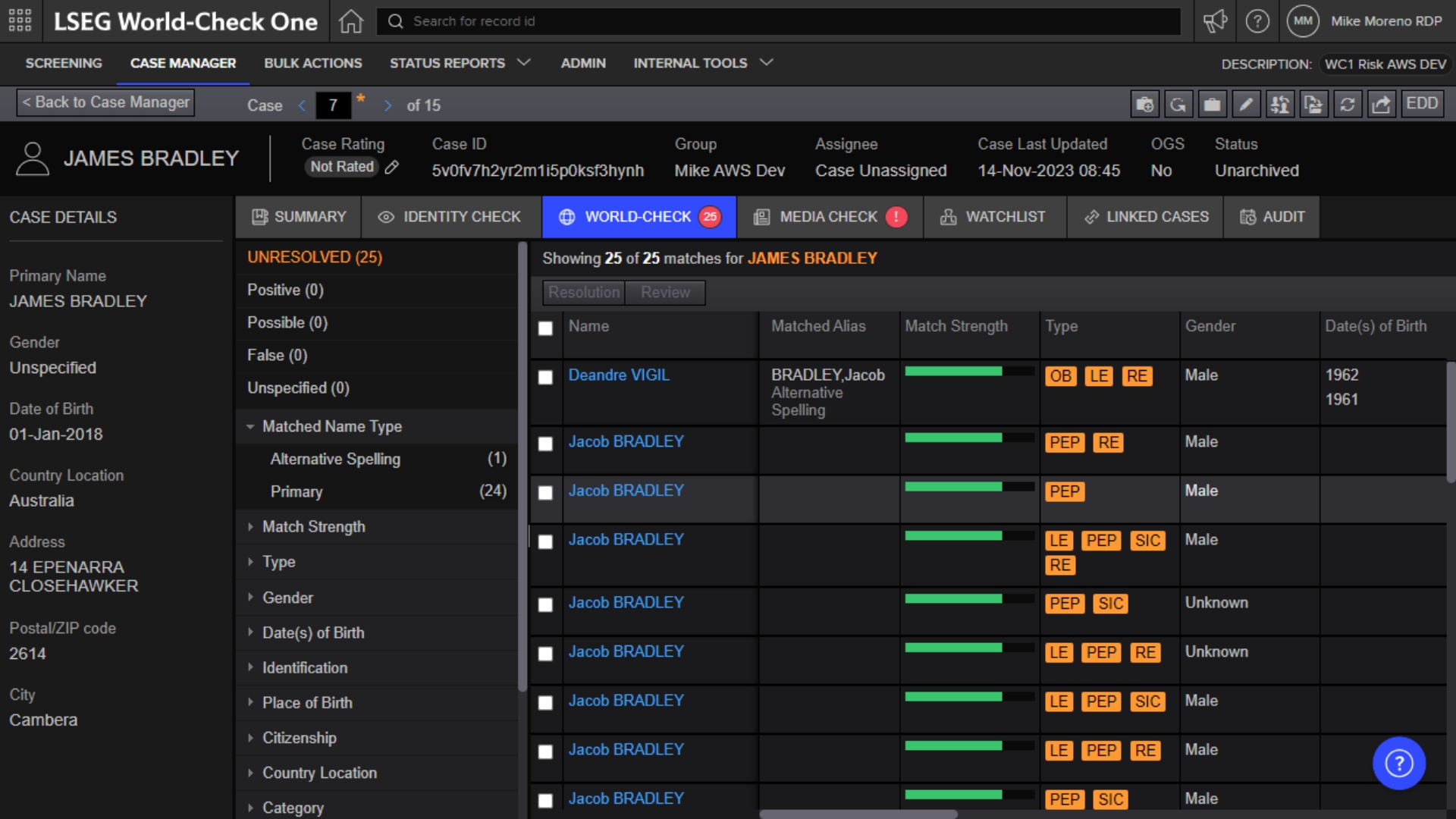 KYC 検証・顧客スクリーニングのための World-Check One プラットフォーム | LSEG
